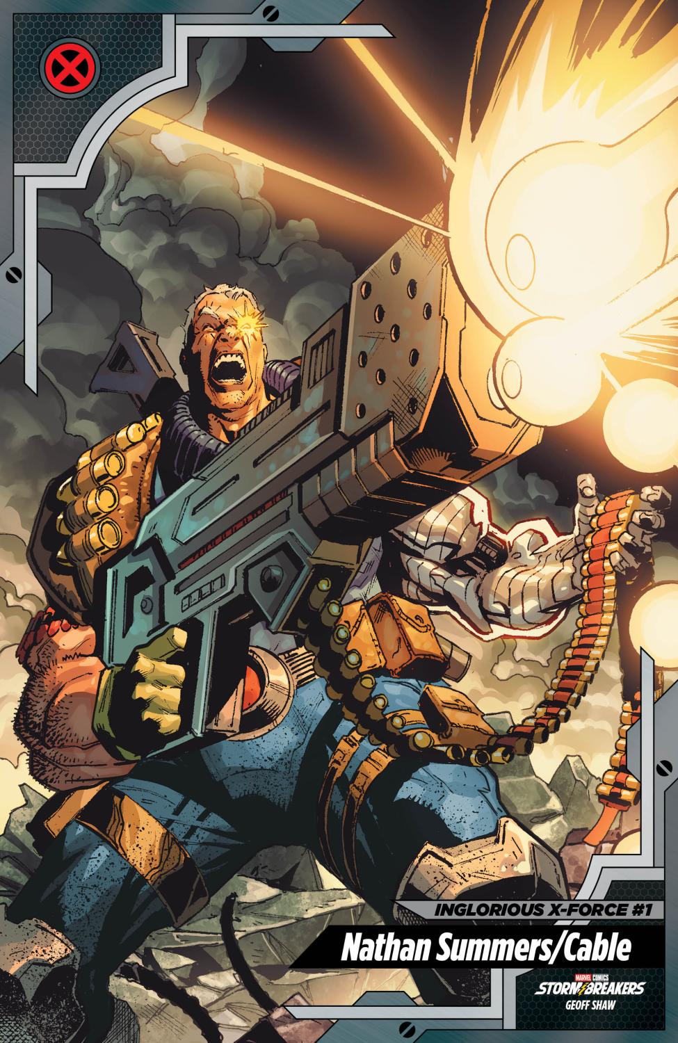 INGLORIOUS X-FORCE #1 CVR E GEOFF SHAW X-MEN TRADING CARD VAR – Big B ...