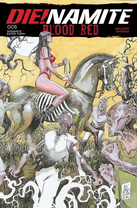DIENAMITE BLOOD RED #5 CVR B ALESSIO FORTUNATO VAR – Big B Comics